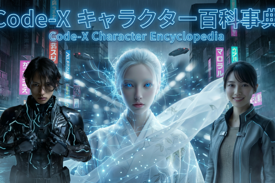 Code-X キャラクター図鑑 | ヒロ・Lumina・アナの人物相関と世界観を徹底解説